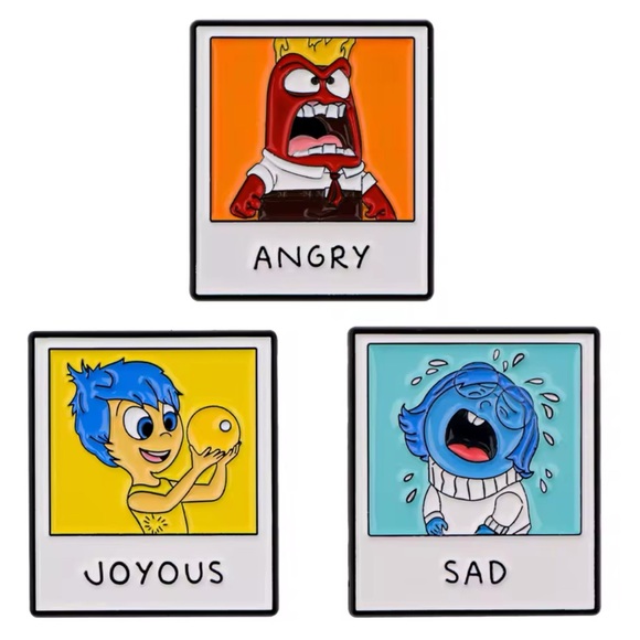 Jewelry | Inside Out Emotion Enamel Pin Set Perfect For Disney Pixar ...
